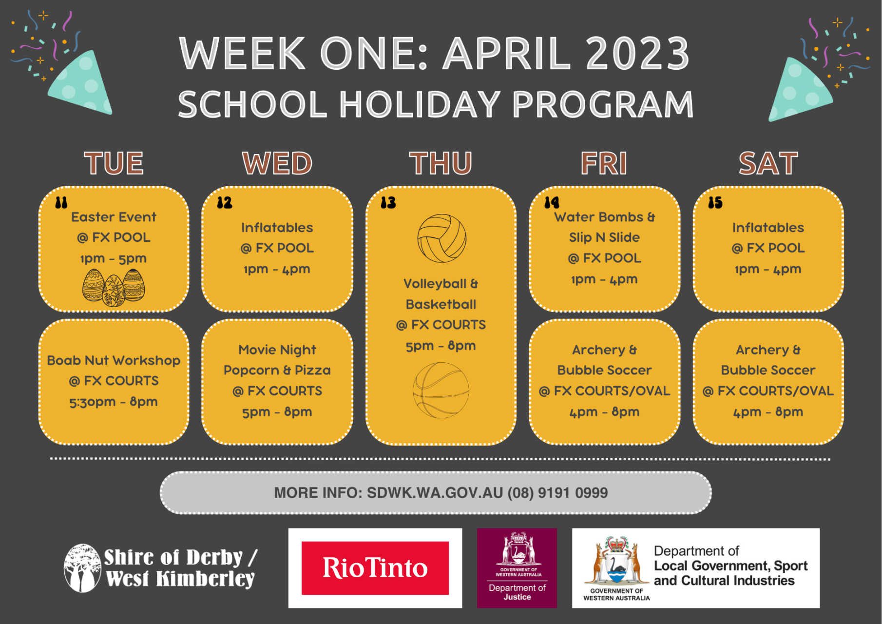 Fitzroy Crossing - April School Holiday Program » Australia's Boab Country